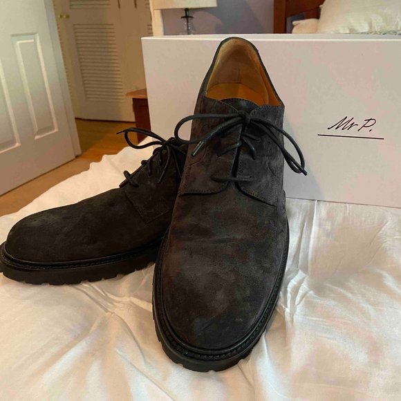 Mr. P (Porter) | Shoes | Mr Porter Jacques Leather Derby Shoes Dark ...